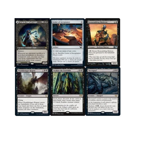 Magic: The Gathering | Other | Tergrid God Of Fright Commander Deck Edh ...